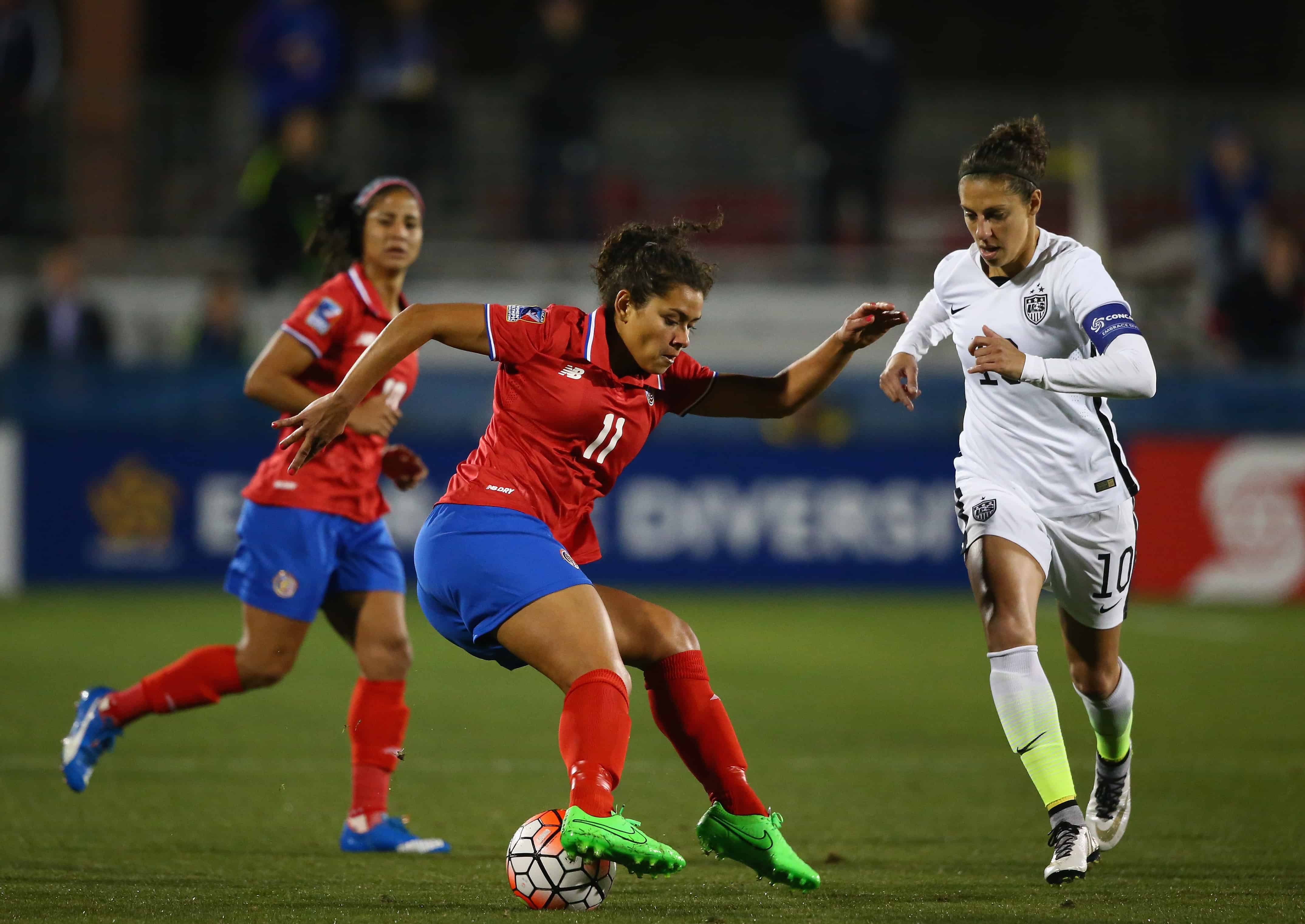 Costa Rica women’s football team buried by US 5-0 in Olympic qualifying ...